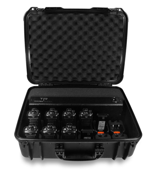 Titan 12 Unit Charging Case for Two-Way Radios
